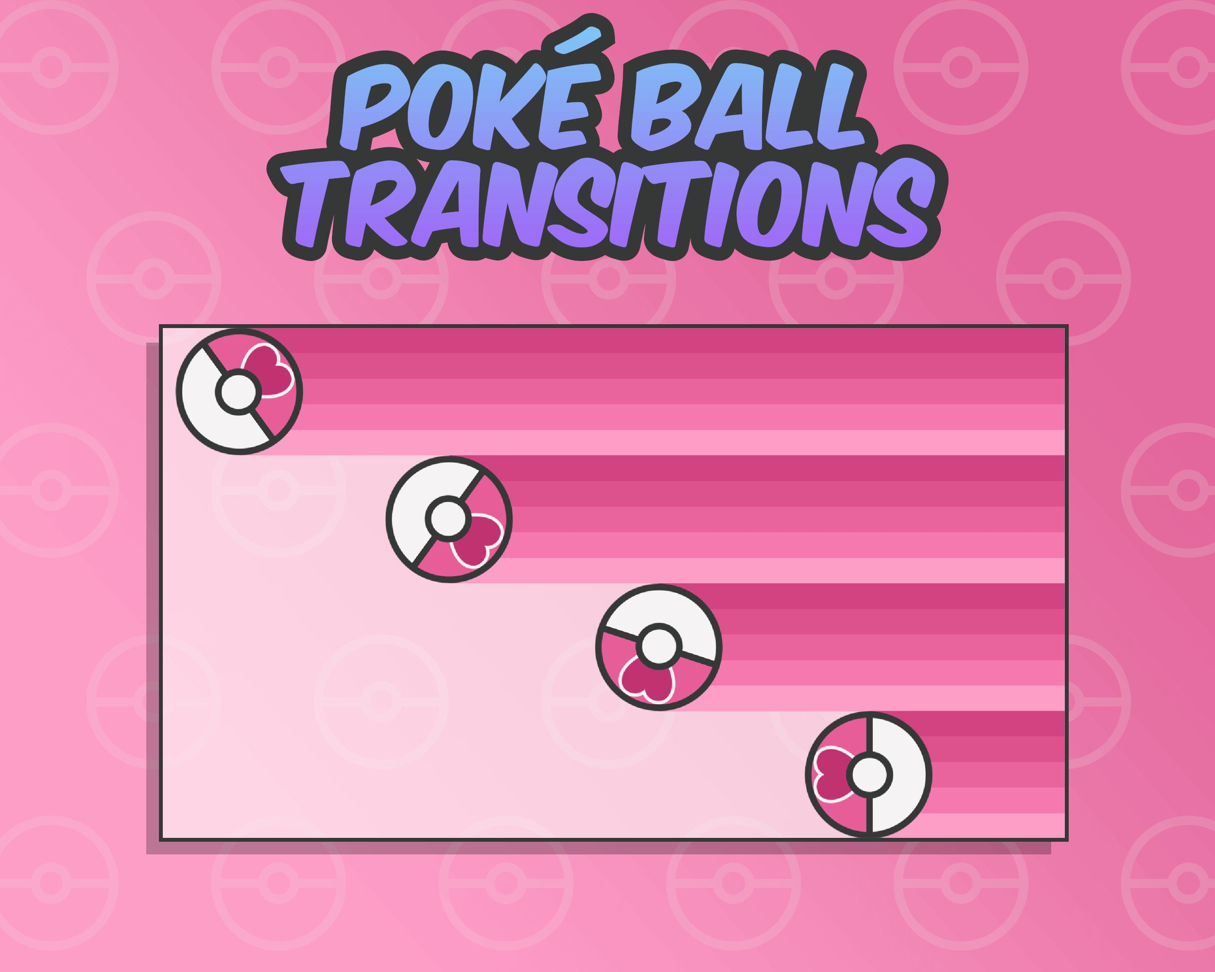 Twitch Stinger Transitions Pokémon Transition Poke Ball Love Ball Scene ...