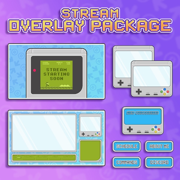 3ds Twitch Overlay - Etsy