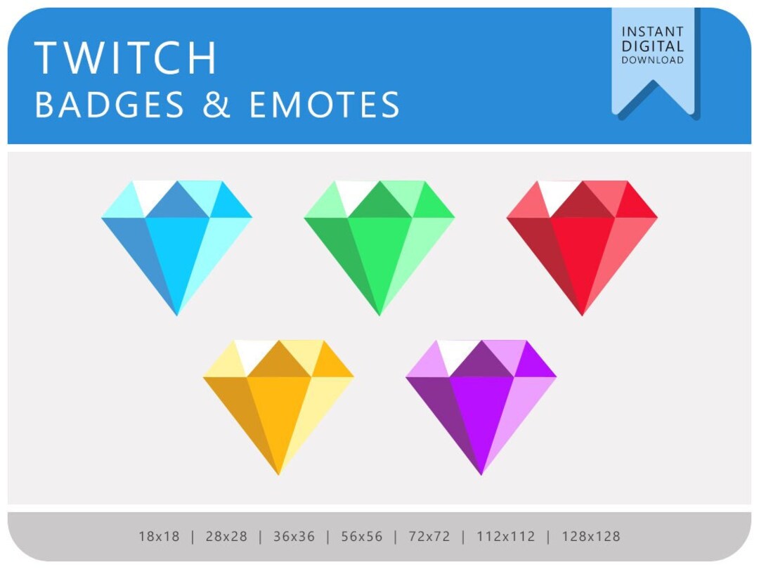 Twitch Sub Badges Emotes Bit Badges Cheer Badges Discord - Etsy