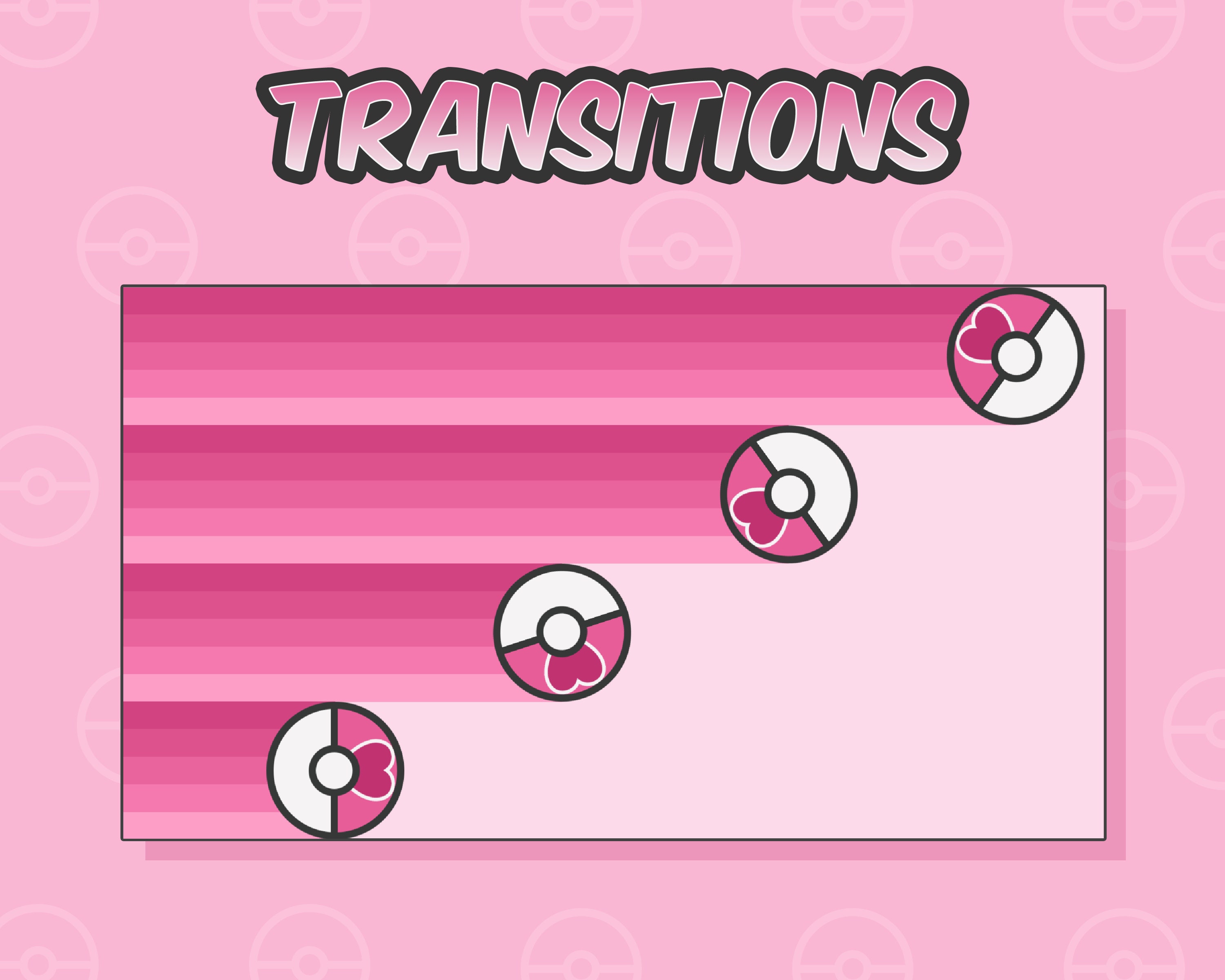 Twitch Stinger Transitions Pokémon Transition Poke Ball Love - Etsy