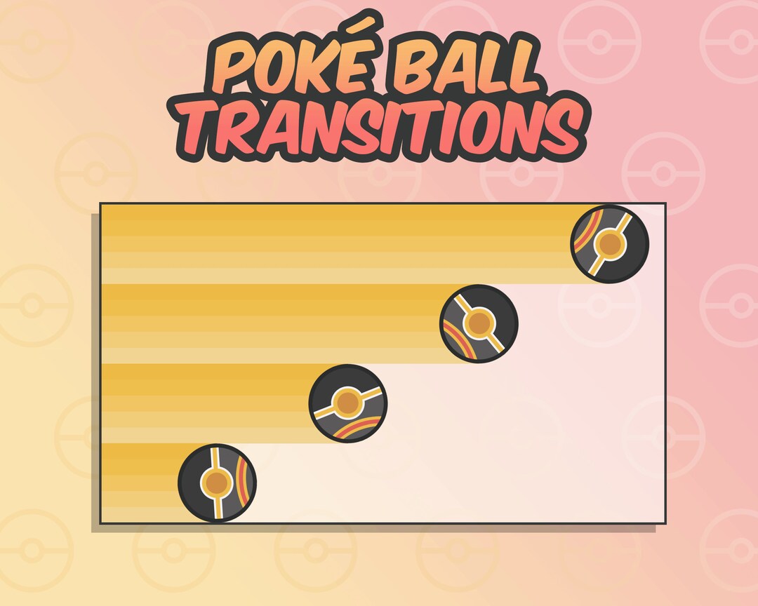 Twitch Stinger Transitions Pokémon Poke Ball Luxury Ball Scene ...