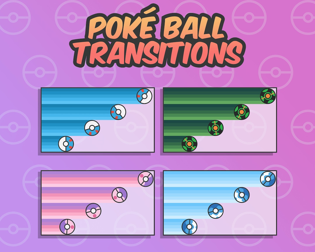 Twitch Stinger Transitions Pokémon Transition Poke Ball Scene ...