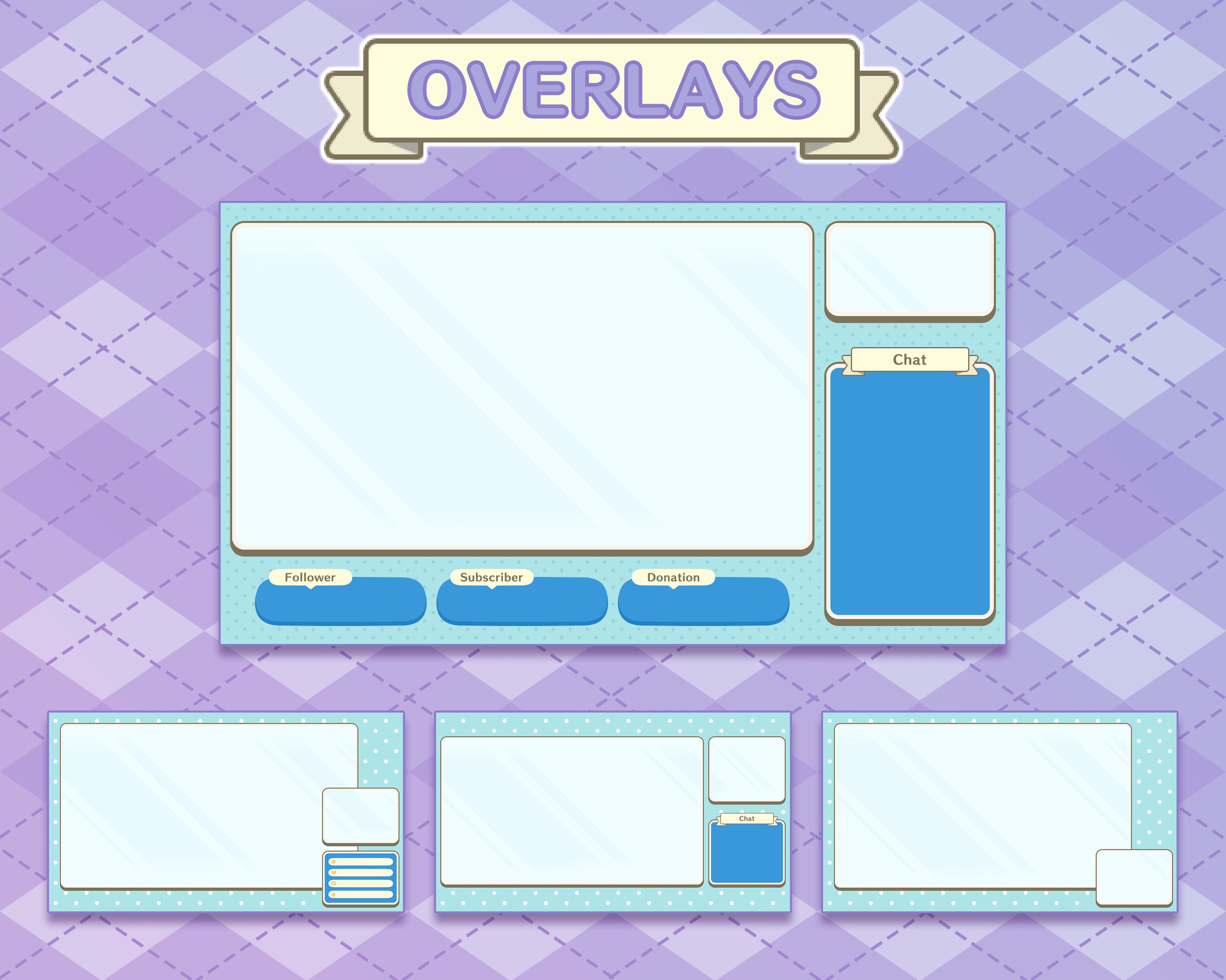 Twitch Overlay Package Animated Animal Crossing Cute Overlay - Etsy ...