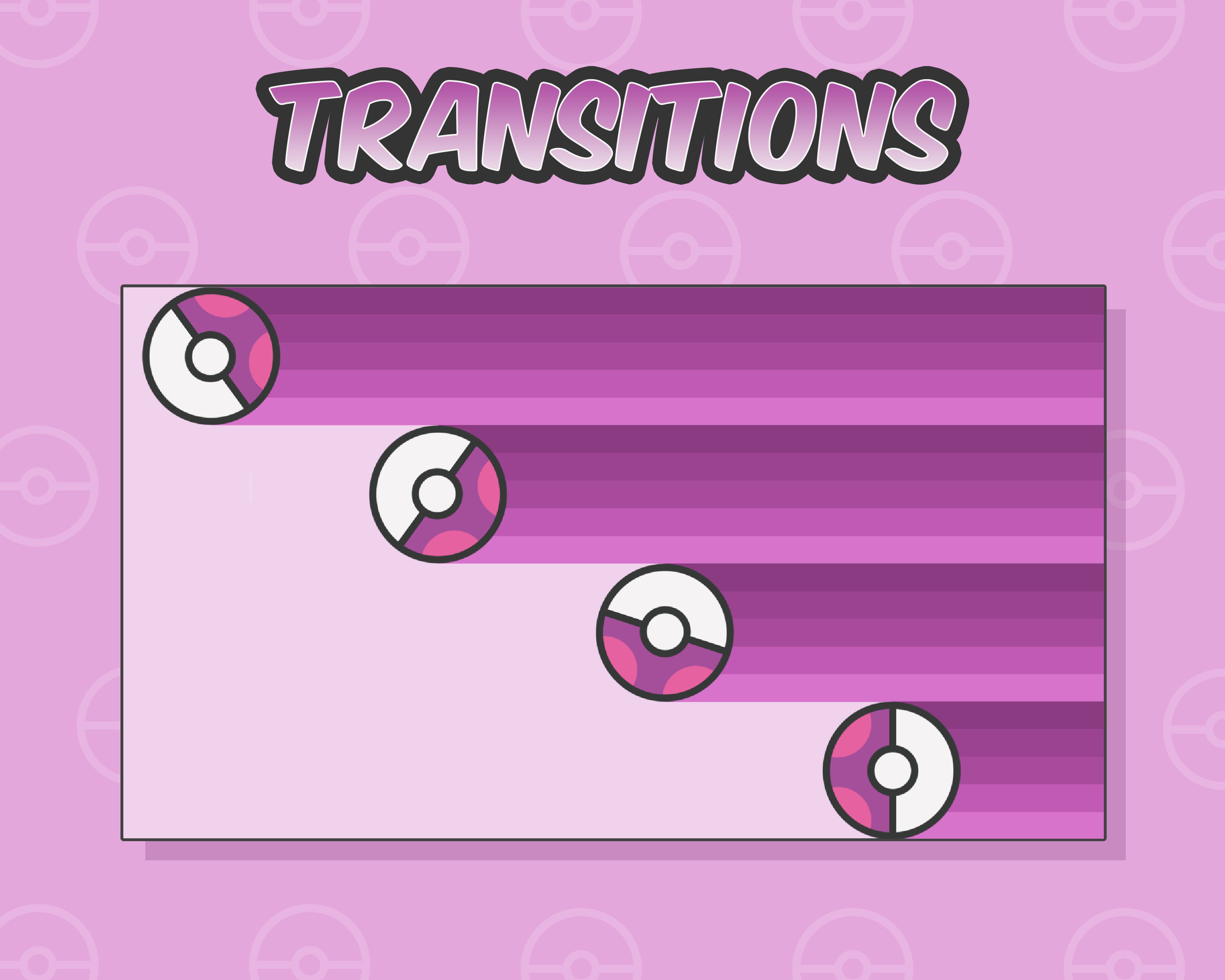 Twitch Stinger Transitions Pokémon Poke Ball Master Ball Scene - Etsy