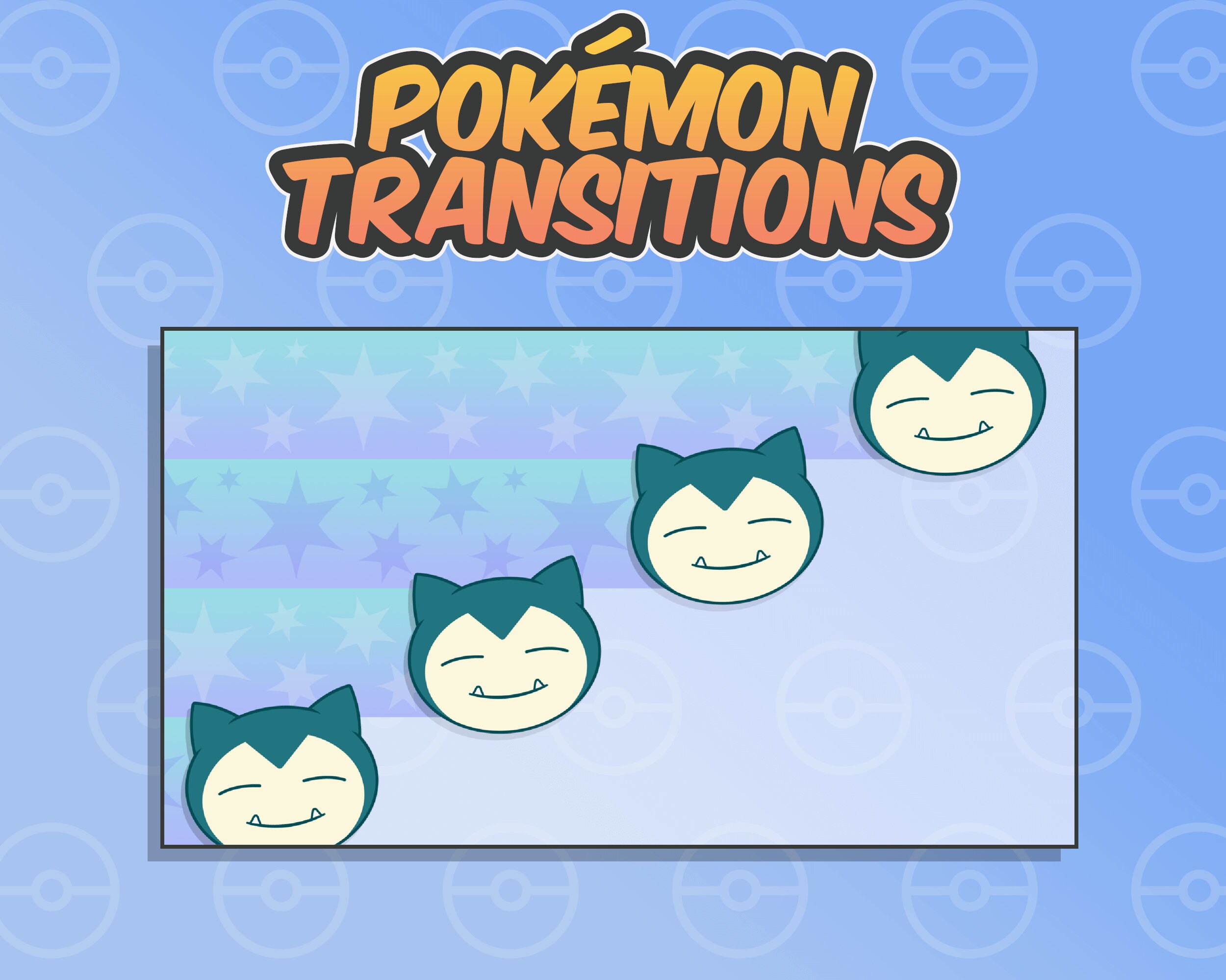 Twitch Stinger Transitions Pokémon Transition Snorlax Scene Transition ...