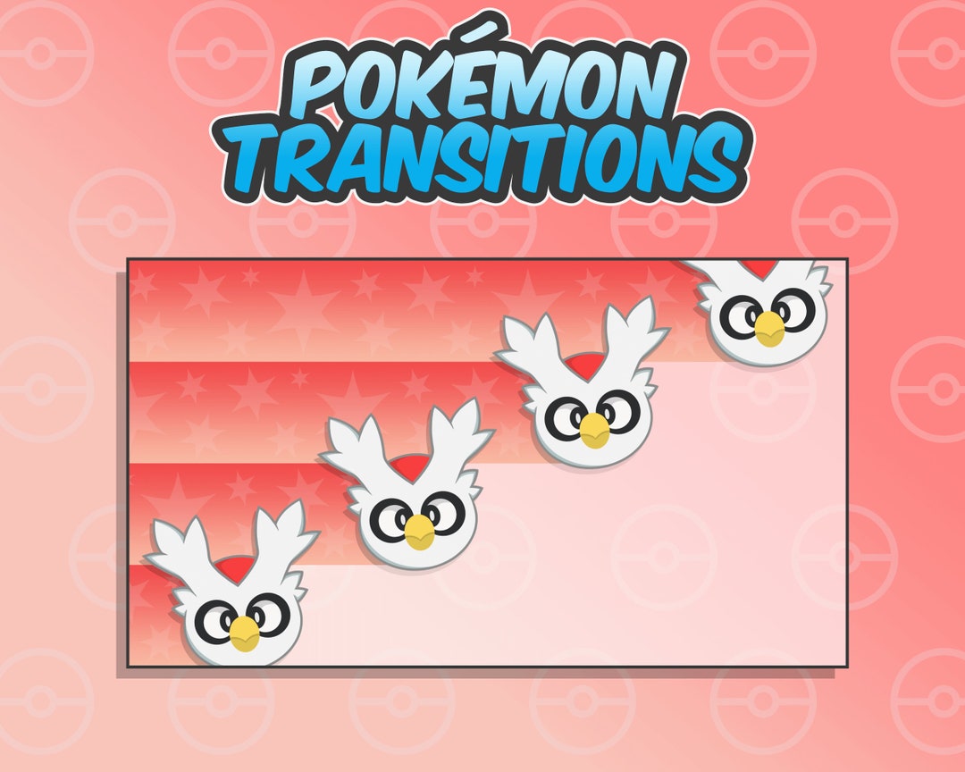 Twitch Stinger Transitions Pokémon Transition Delibird Scene Transition ...