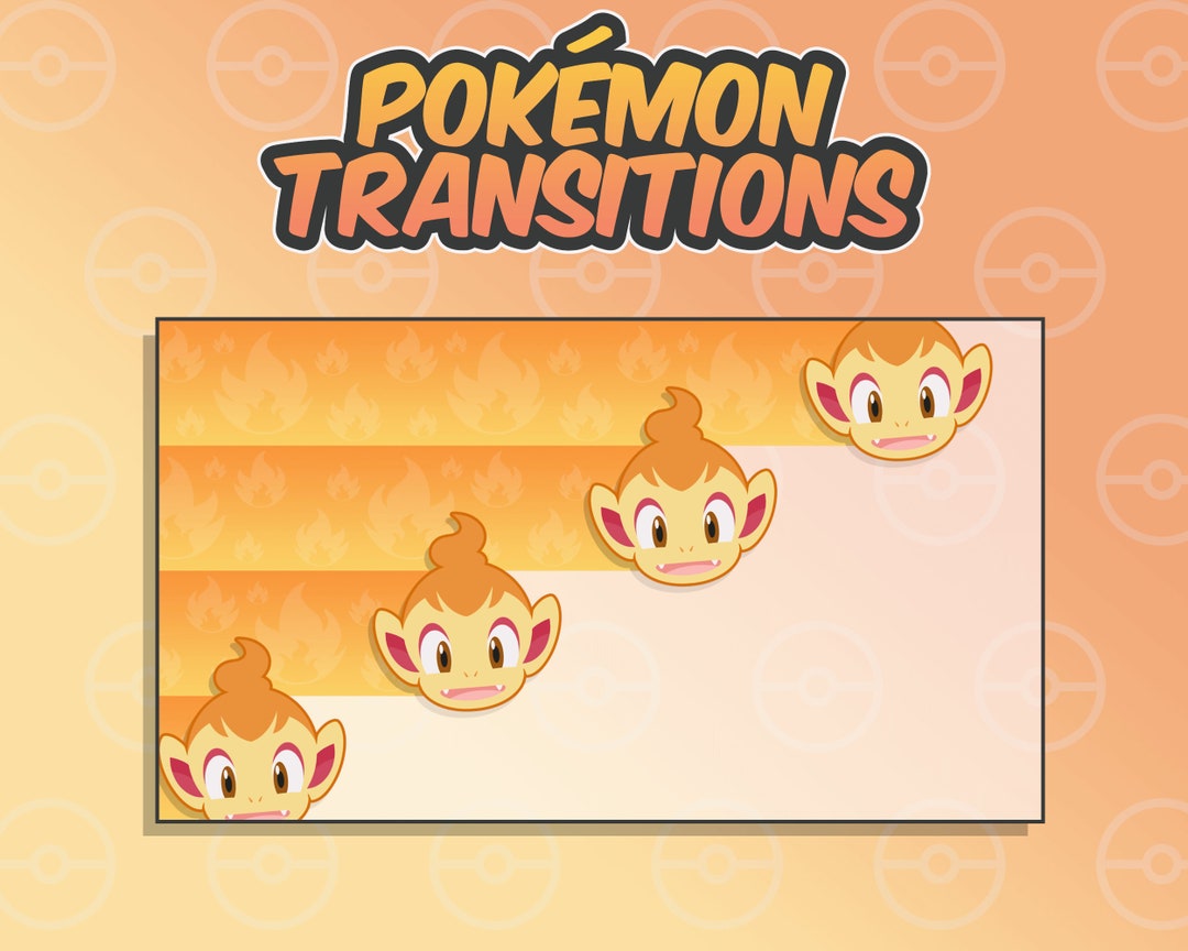 Twitch Stinger Transitions Starter Pokémon Transition Chimchar Scene ...