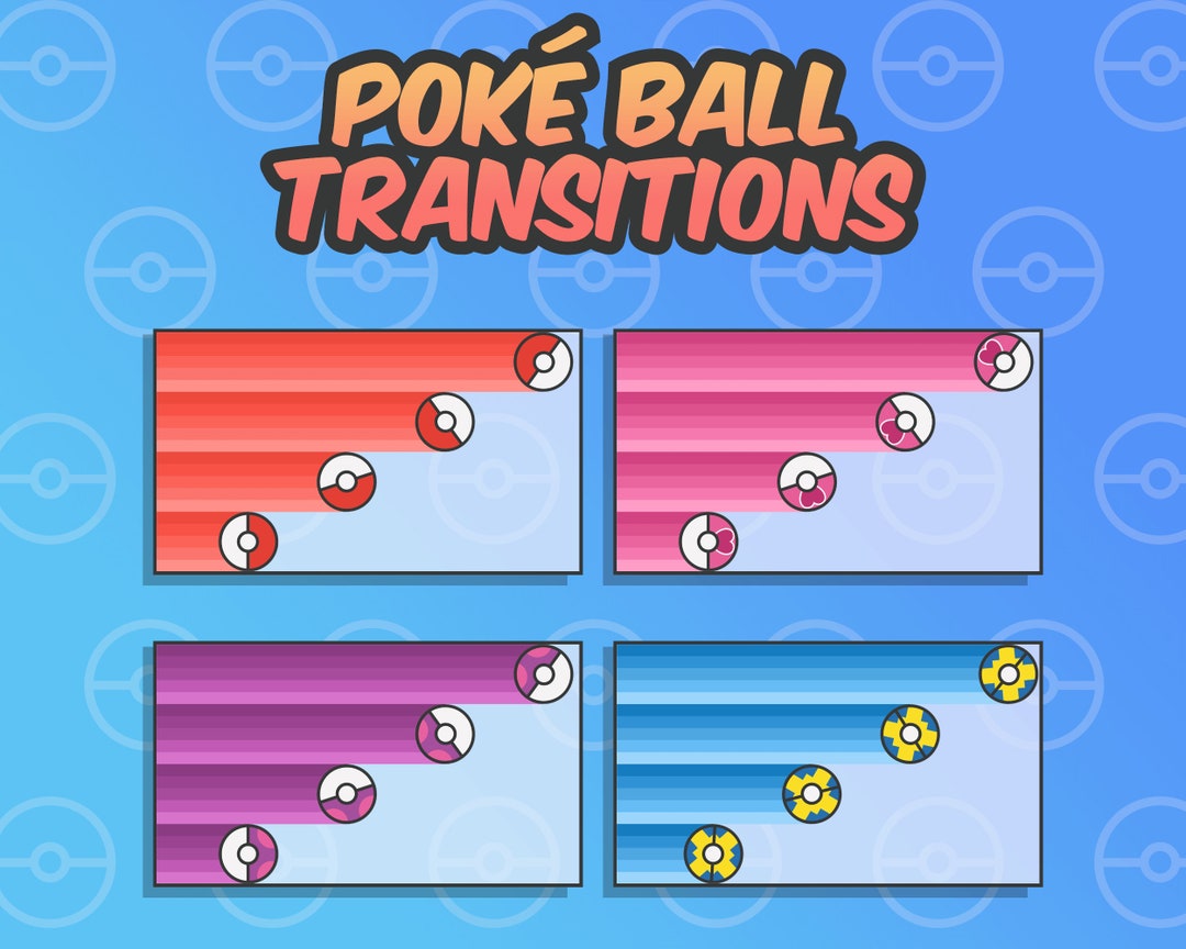 Twitch Stinger Transitions Pokémon Transition Poke Ball Scene ...