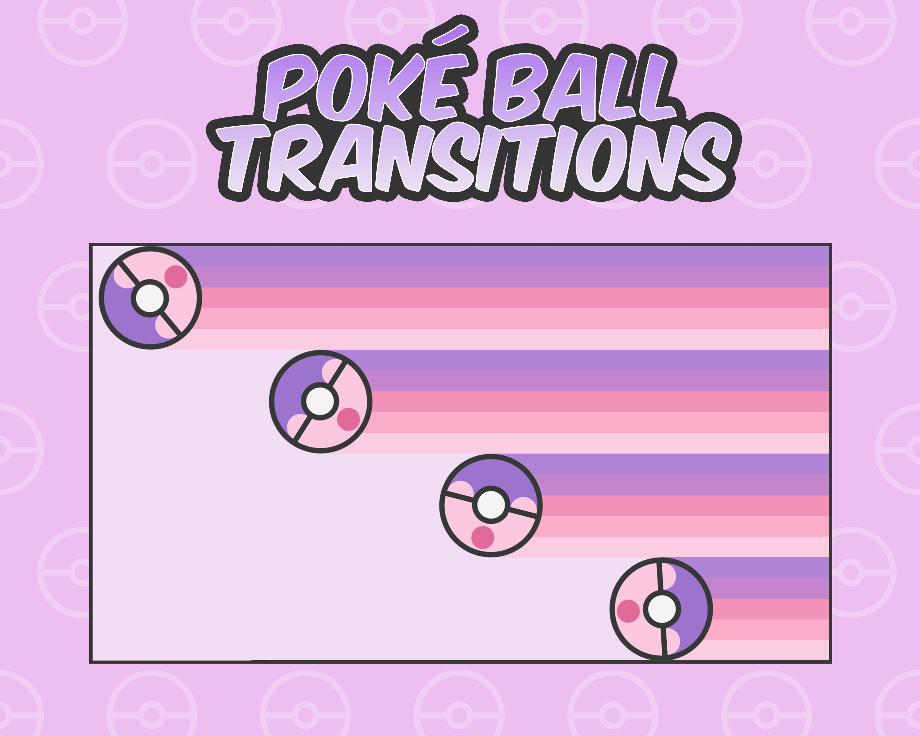 Twitch Stinger Transitions Pokémon Poke Ball Dream Ball Scene - Etsy