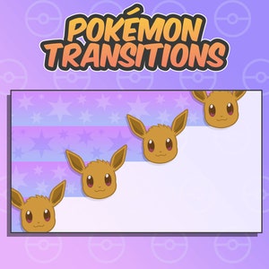 Twitch Stinger Transitions Pokémon Pikachu Eevee Snorlax Jigglypuff ...