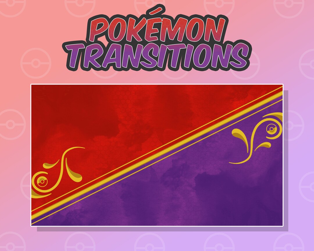 Twitch Stinger Transitions Pokémon Scarlet & Violet - Etsy