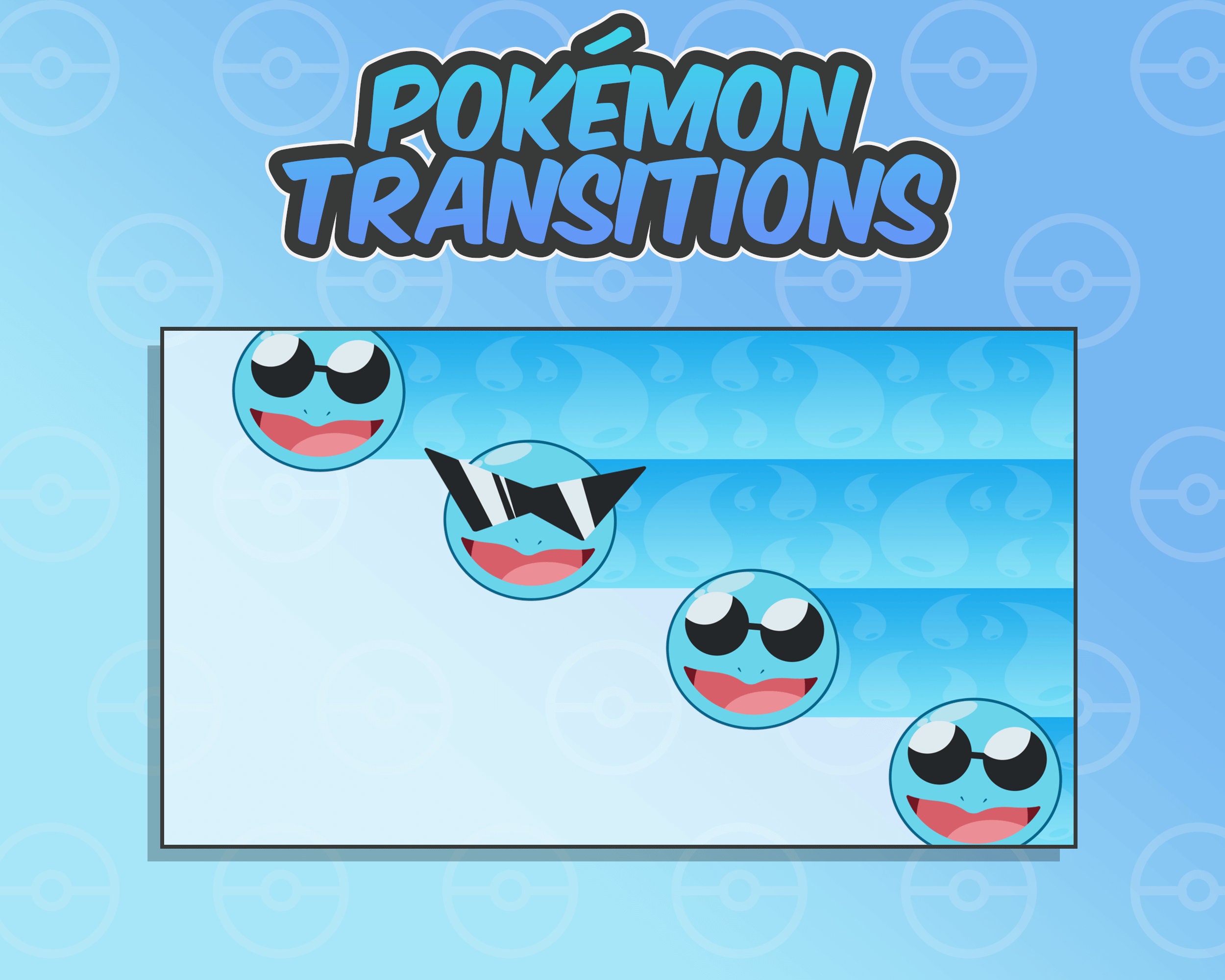 Twitch Stinger Transitions Starter Pokémon Transition Squirtle Squad ...