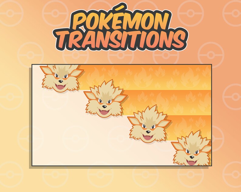 Twitch Stinger Transitions Pokémon Arcanine Scene Transition (Download ...