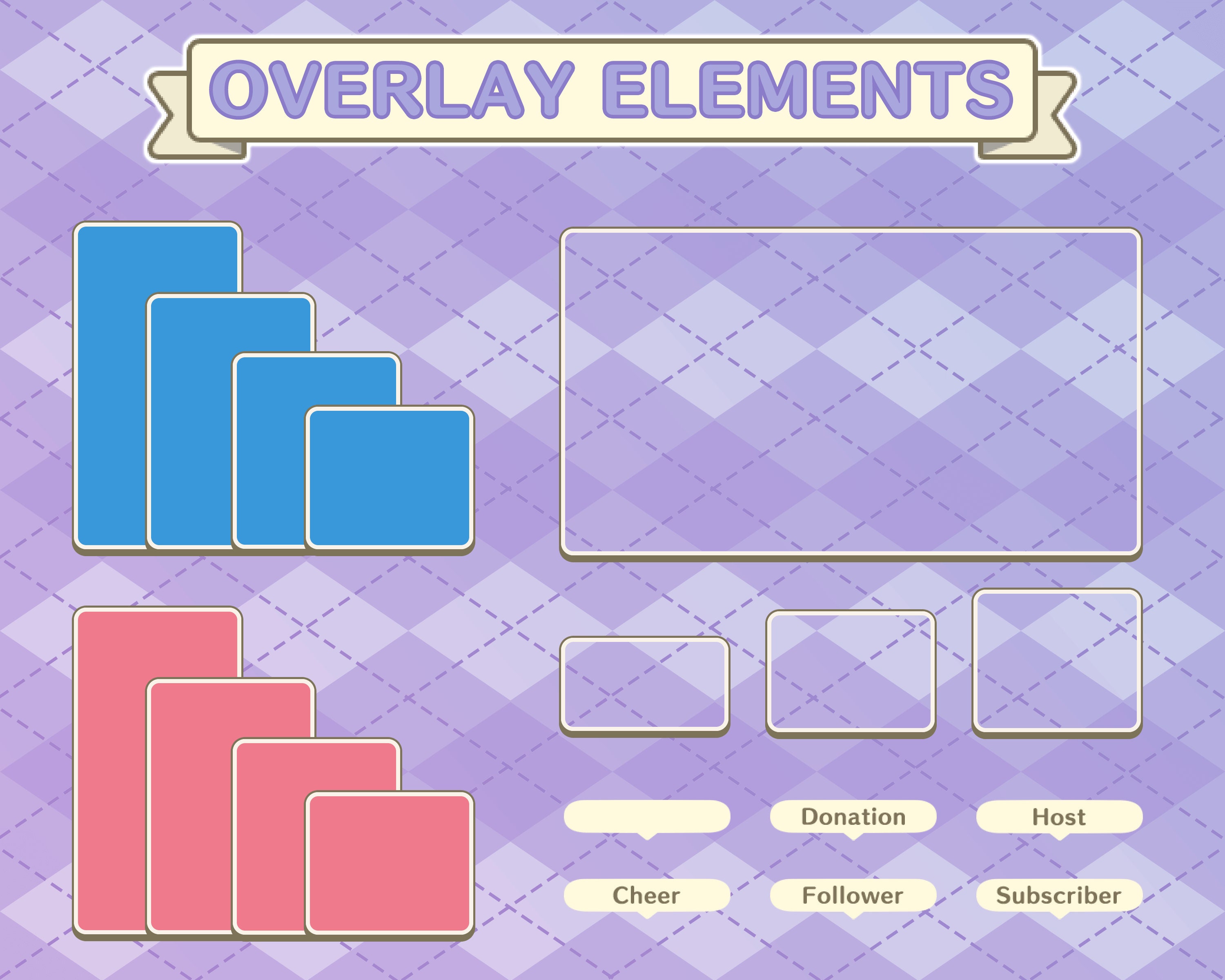 Twitch Overlay Package Animated Animal Crossing Cute Overlay - Etsy ...