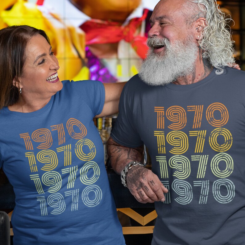Born In 1970 51st Birthday Shirt 1970 Tshirt T 51 Years Old Etsy Uk