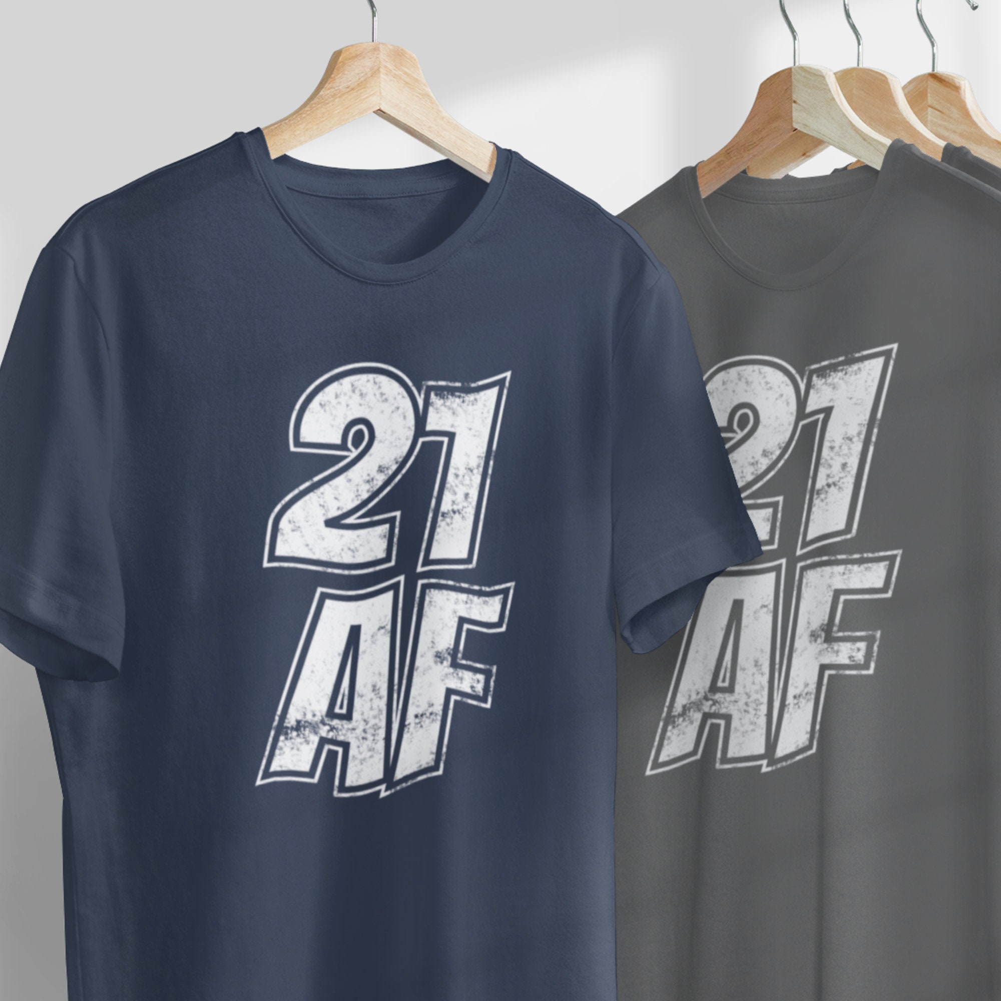21st Birthday T Shirt Gift For Men 21 AF Milestone Birthday - Etsy México
