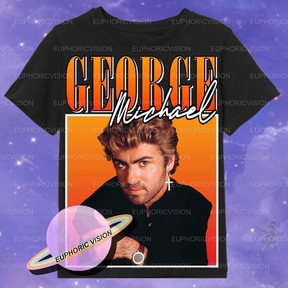 George Michael 90s Vintage Tee - Etsy