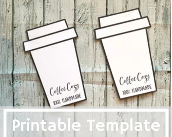 Coffee Cozy Display Card - Etsy