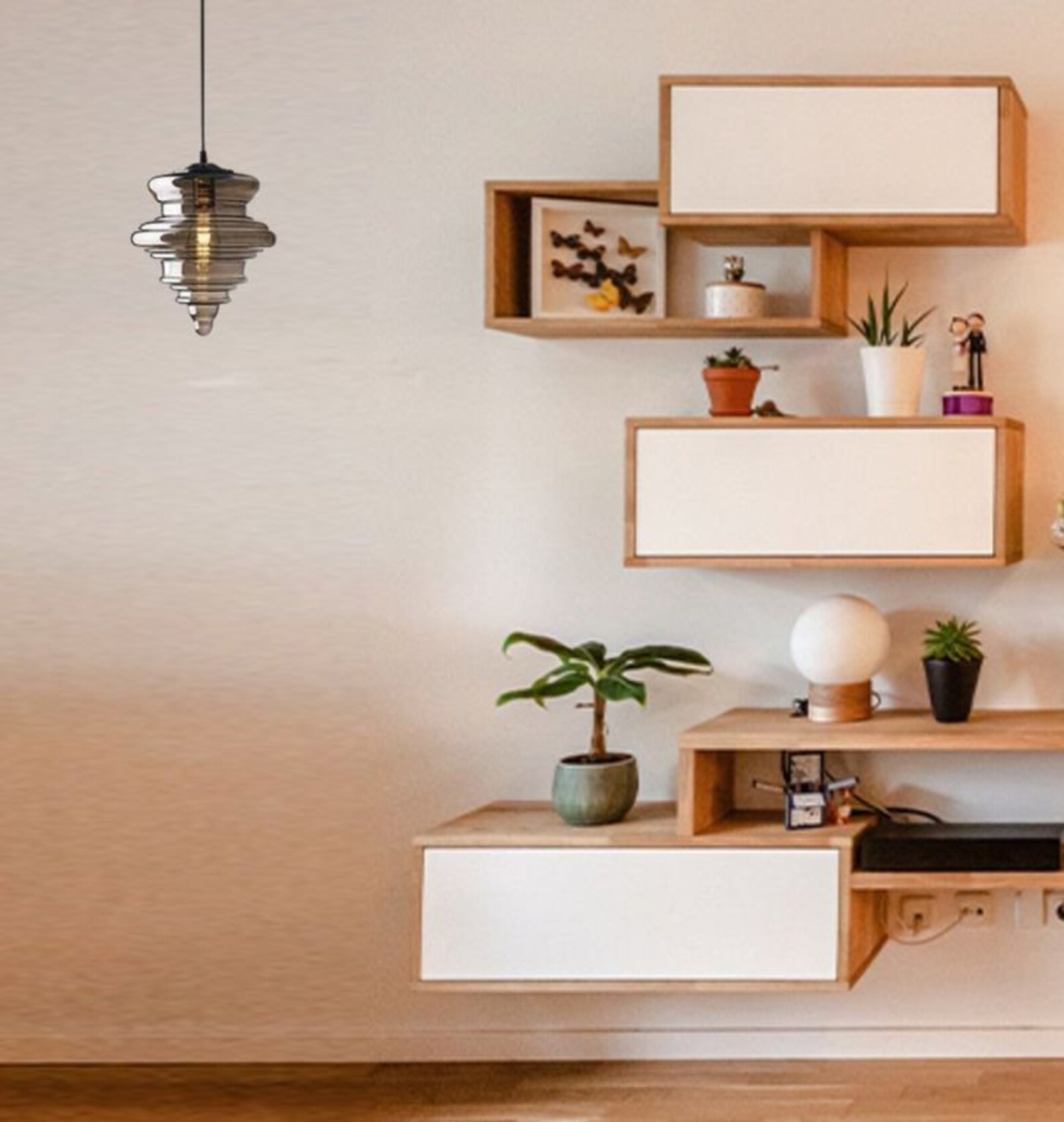 Handmade Light Fixture Art Glass Ceiling Light Dining Room - Etsy