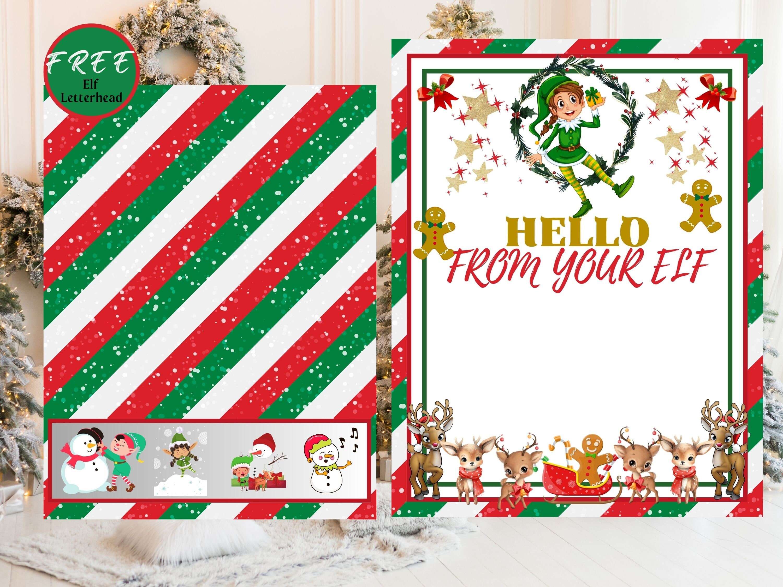 EDITABLE Elf on the Shelf Letter Elf Letter Elf Arrival - Etsy