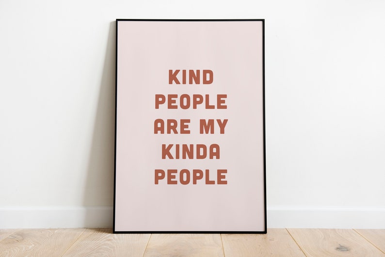 Digital Wall Art Print | Instant Download Art Print | Kindness Art ...