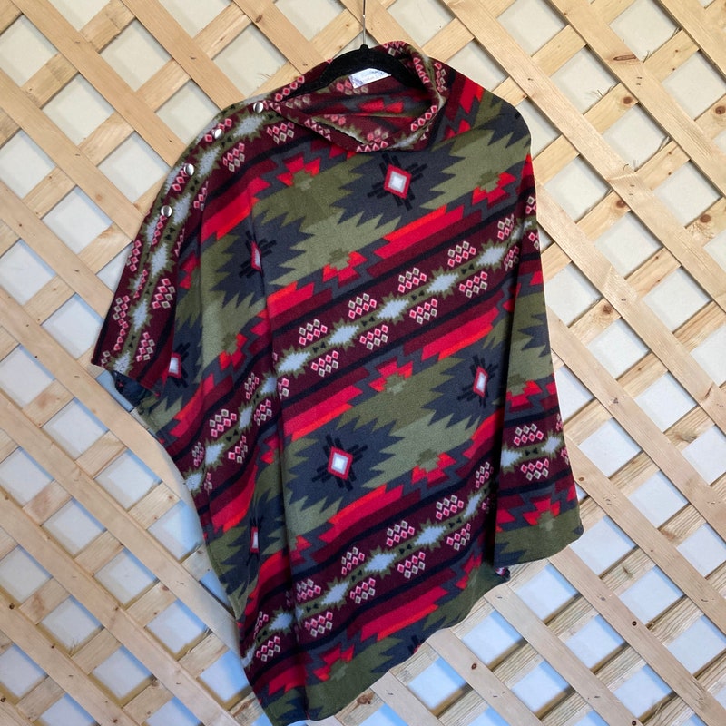 Western Poncho - Etsy