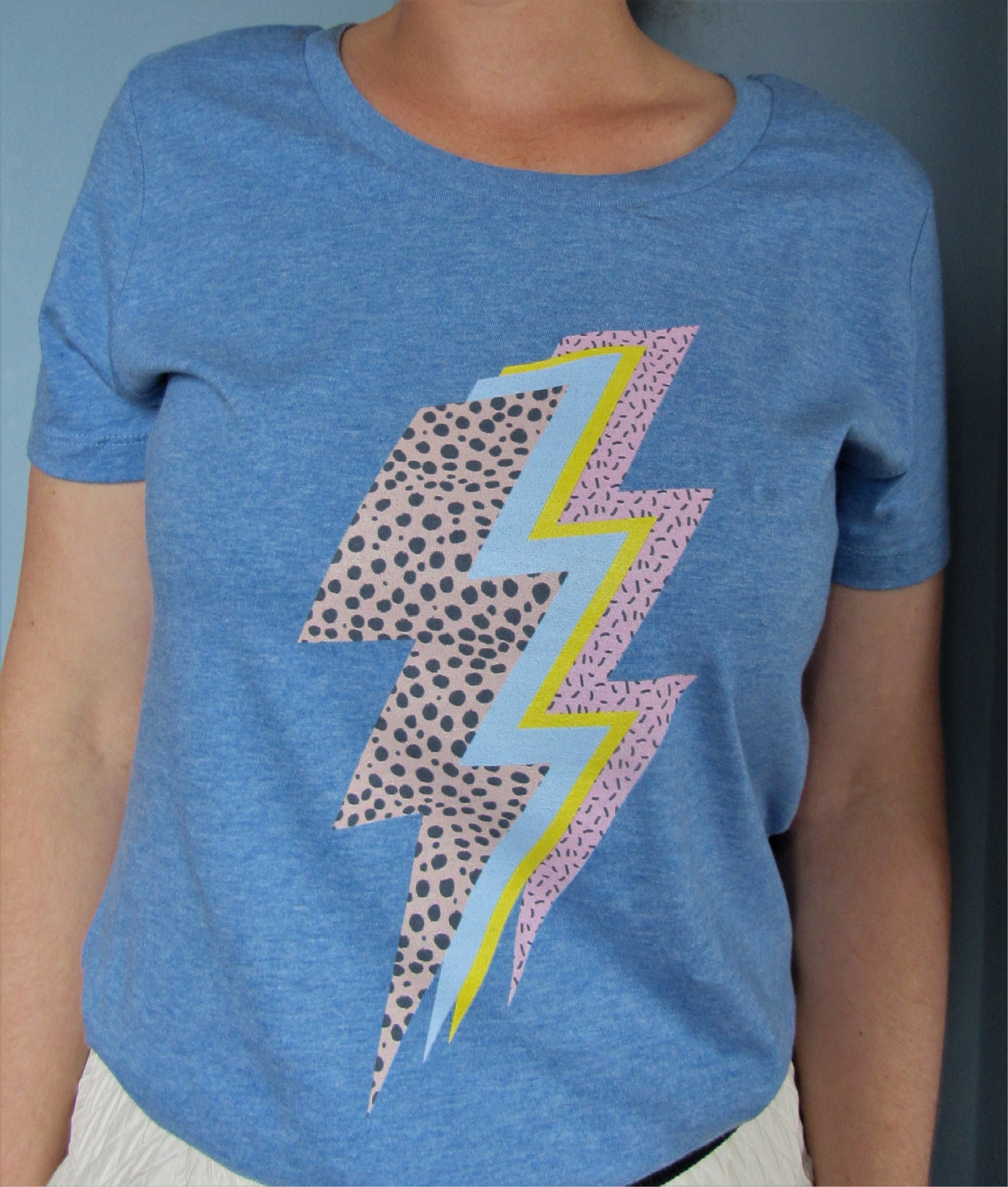 Womens Lightning bolt T shirt/ Custom made Lightning bolt | Etsy