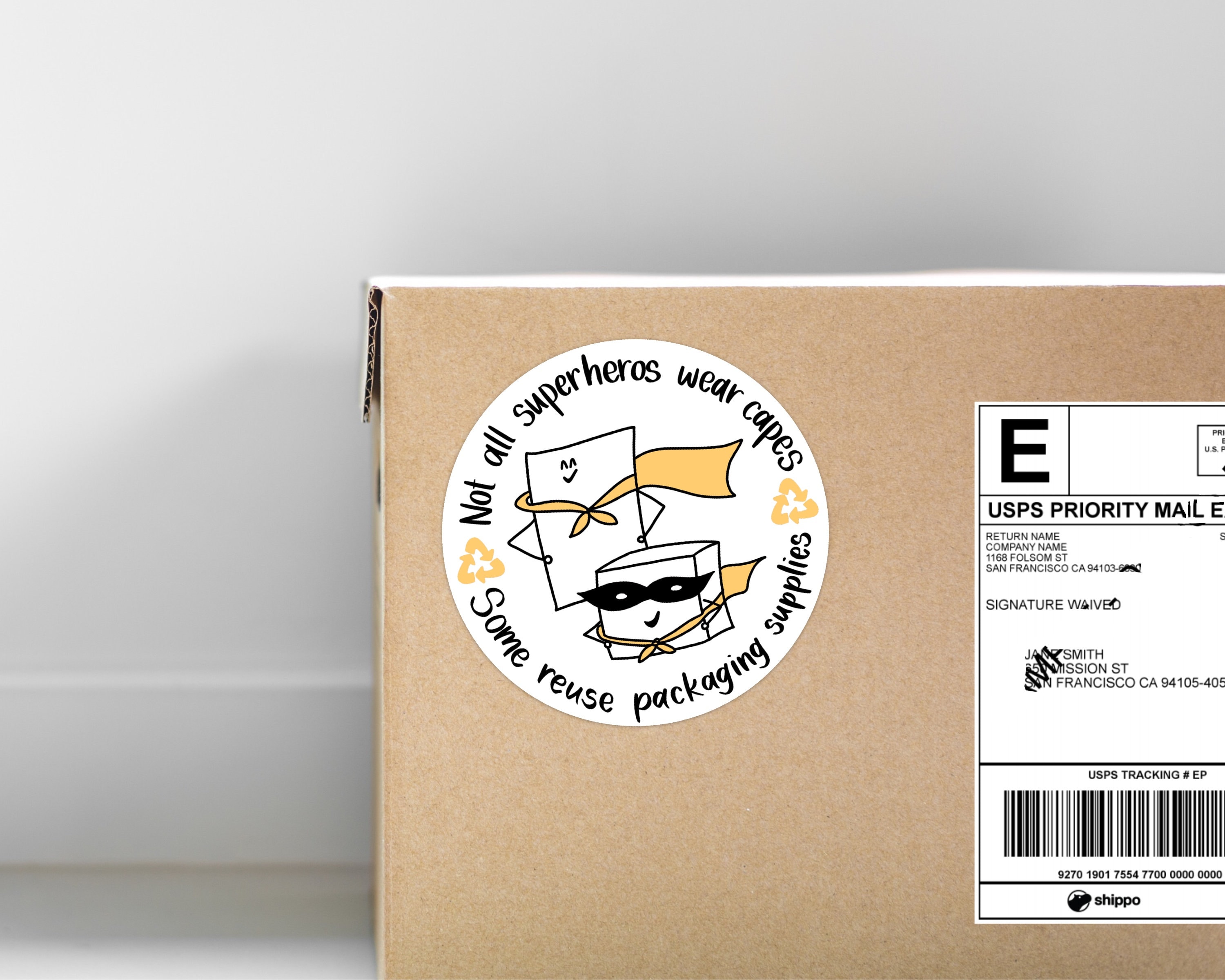 Ugly Box Digital Sticker Recycled Reused Packaging Png Print - Etsy UK
