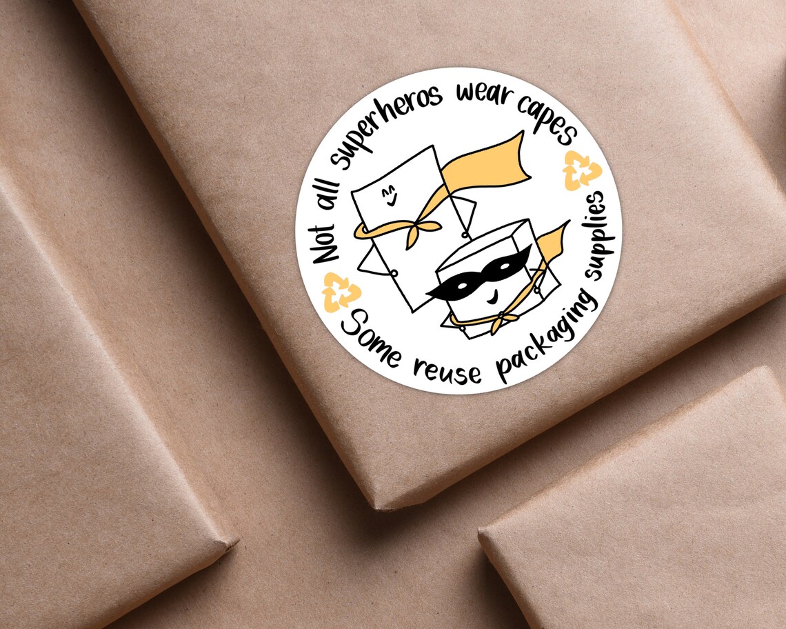 Ugly Box Digital Sticker Recycled Reused Packaging Png Print - Etsy UK