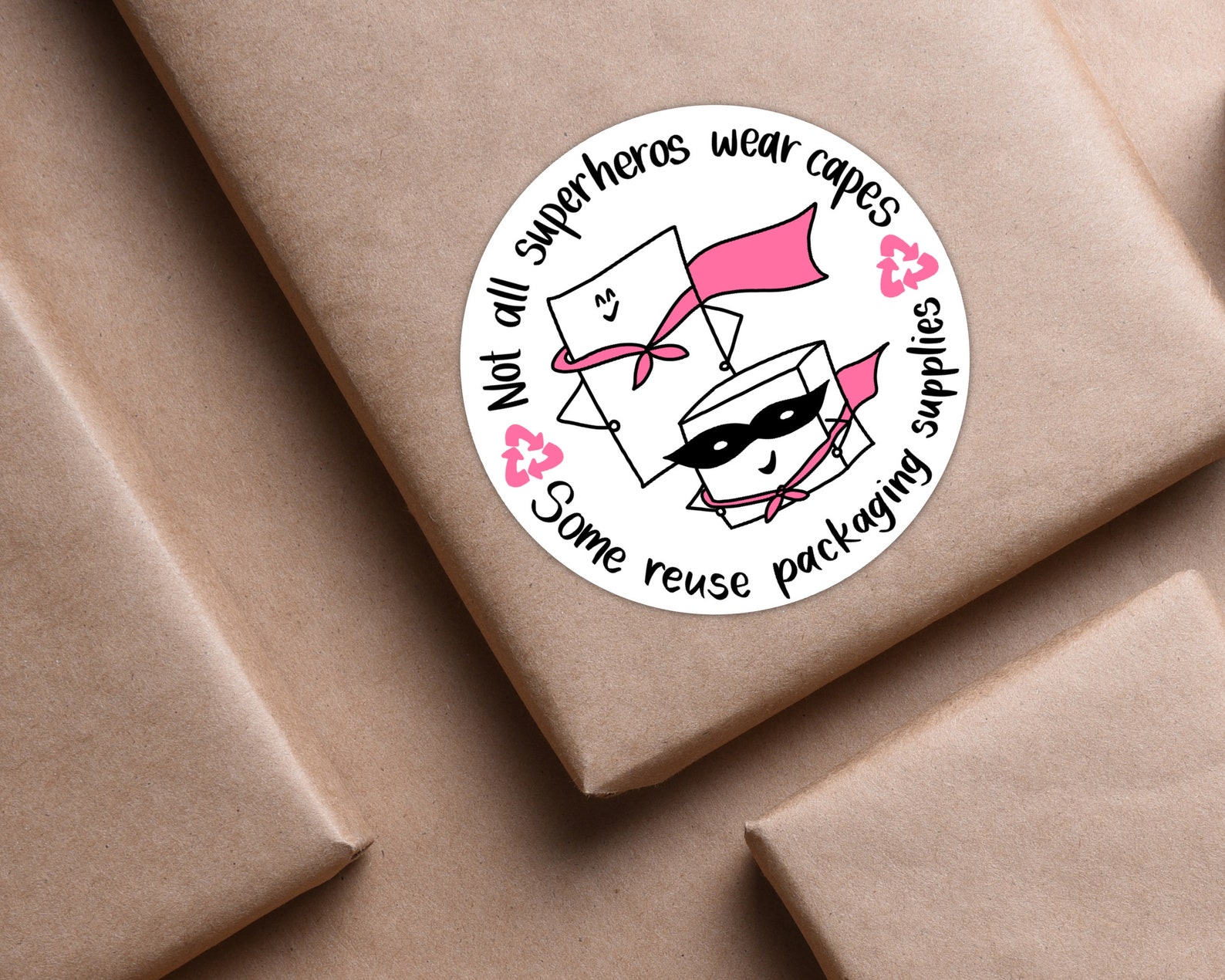 Pegatina digital de caja fea reciclada png de embalaje - Etsy España