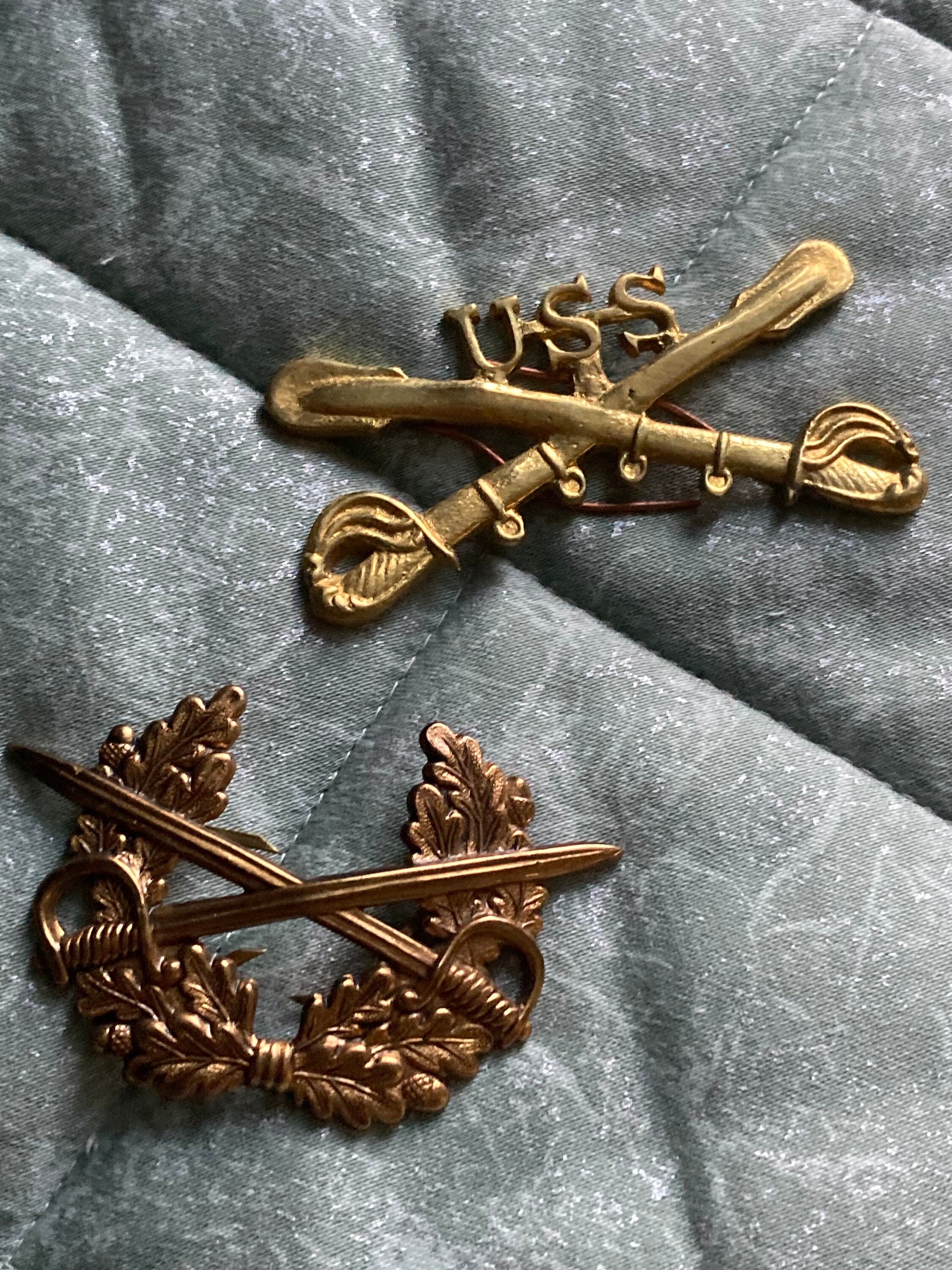 Vintage USS Military Cap Badges - Etsy Australia