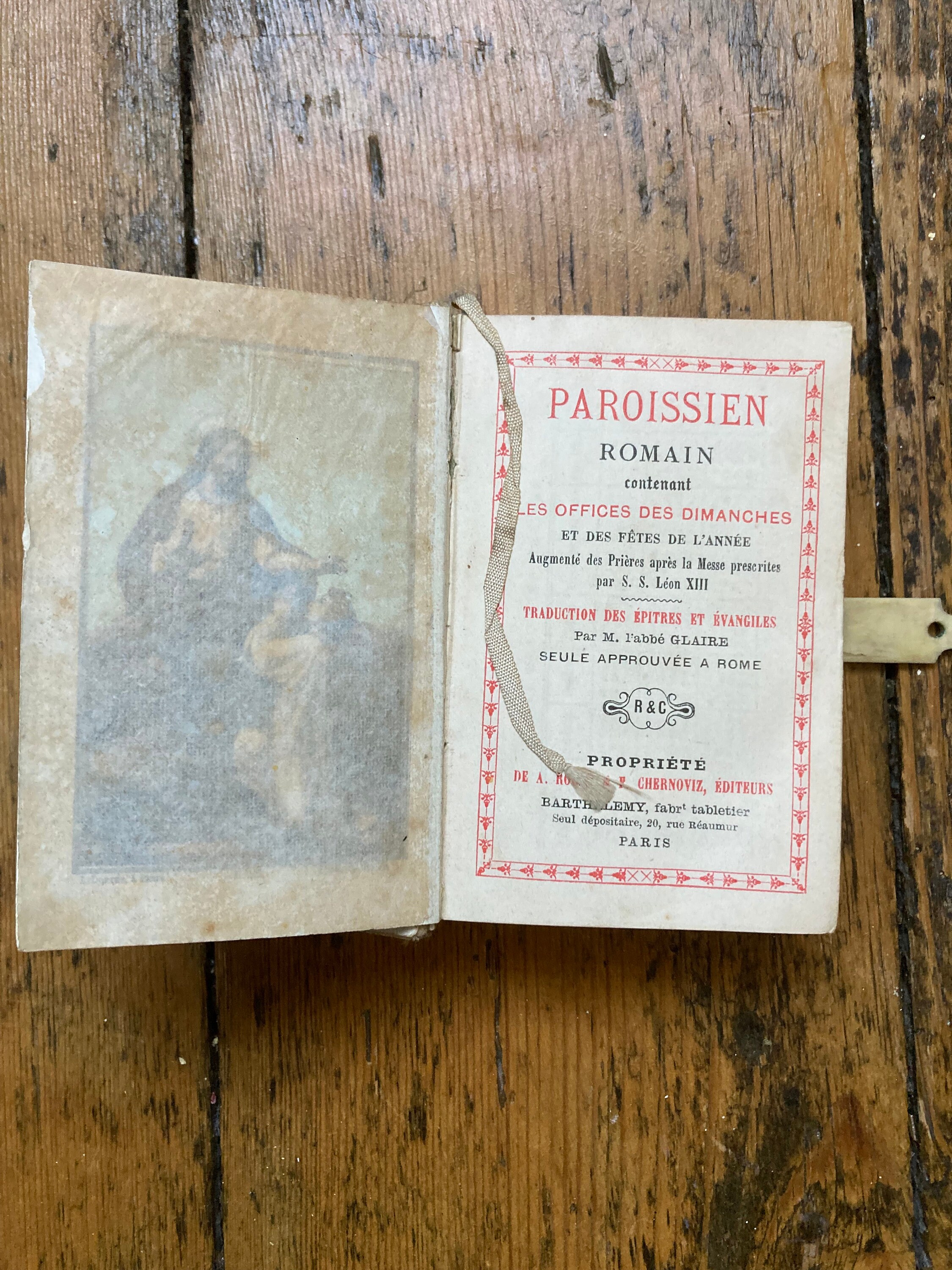 A Rare Find, This Late 18th Century French Sunday Missal, Presented in ...