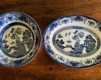 Willow Pattern Plate - Etsy