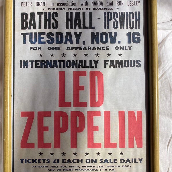 Led Zeppelin Poster - Etsy UK