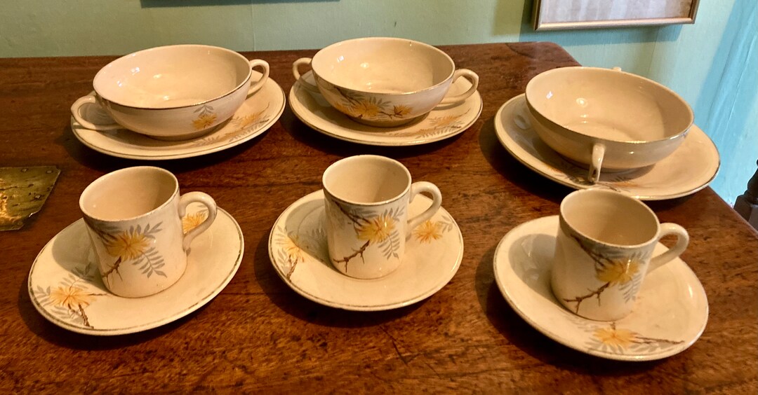 Rare and Collectible Antique Wade Heath Tea Set, With Double Handled ...