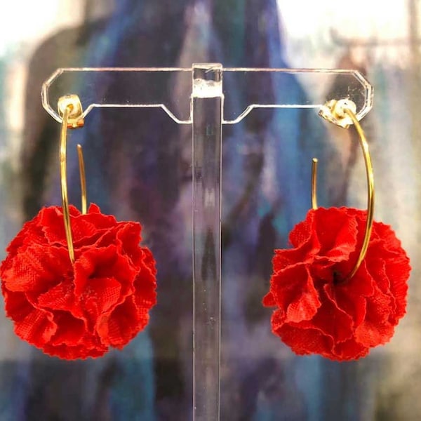 Red Earrings - Etsy