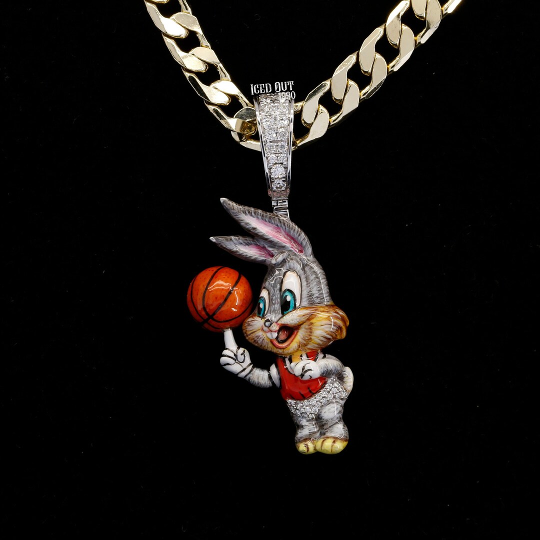 Custom Cartoon Pendant Iced Out Hip Hop Pendant VVS Moissanite - Etsy