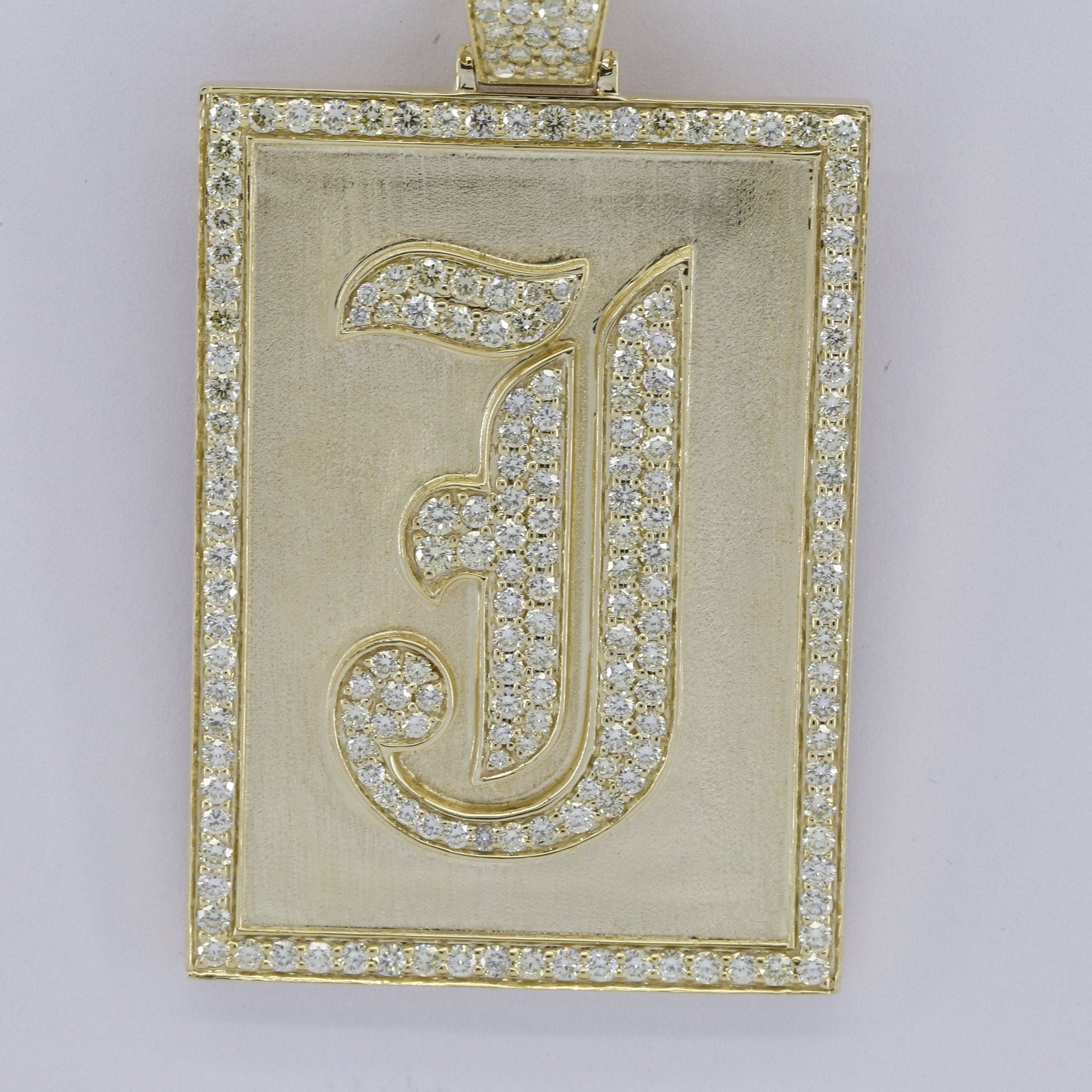 Diamond Pendant Logo Pendant 10k Gold Pendant 925 Silver | Etsy