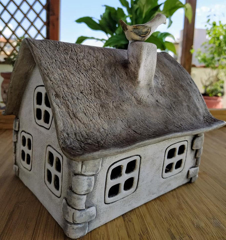 Handmade Clay House/decor Home/house Sculpture/air Dry Clay/handmade ...