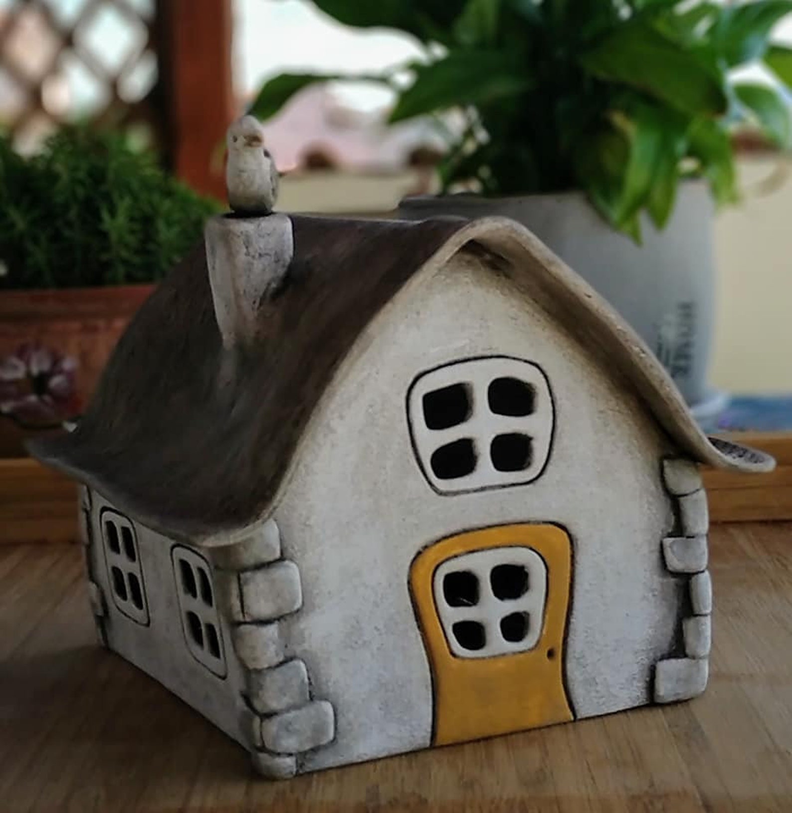 Handmade Clay House/decor Home/house Sculpture/air Dry Clay/handmade ...