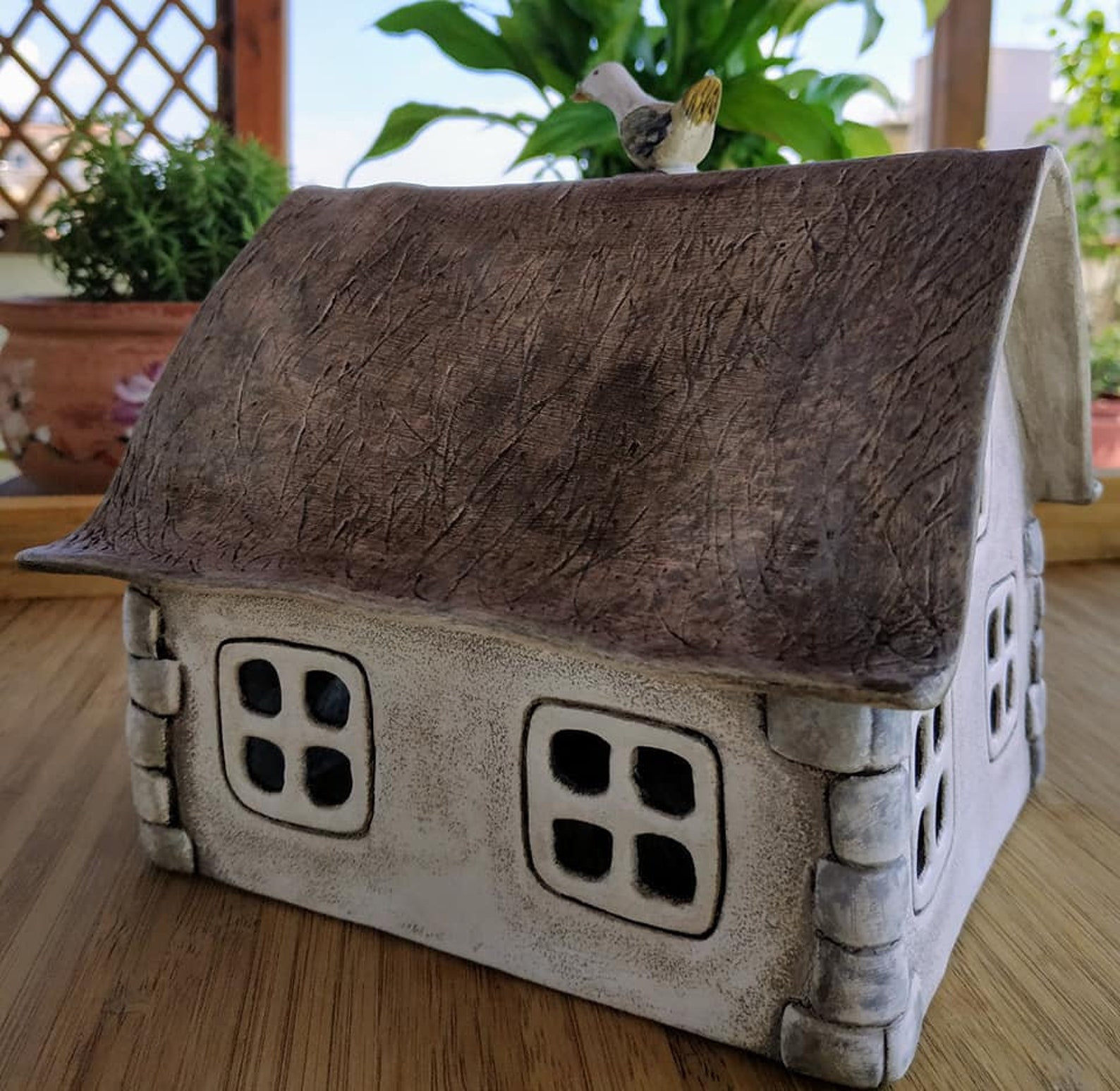 Handmade Clay House/decor Home/house Sculpture/air Dry Clay/handmade ...