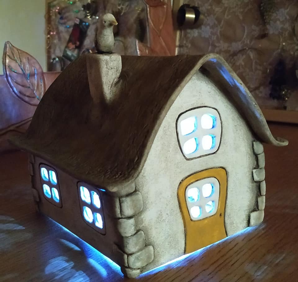 Handmade Clay House/decor Home/house Sculpture/air Dry Clay/handmade ...