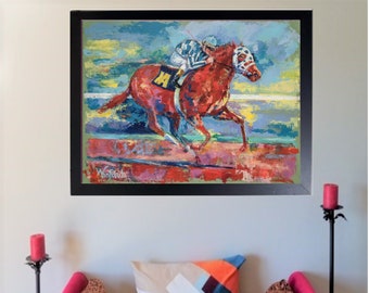 Secretariat Art Painting - Etsy