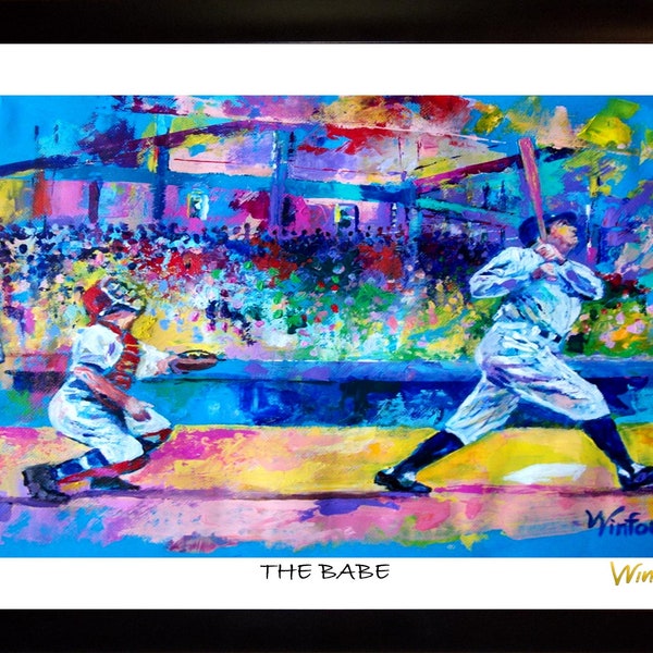 Babe Ruth Print - Etsy