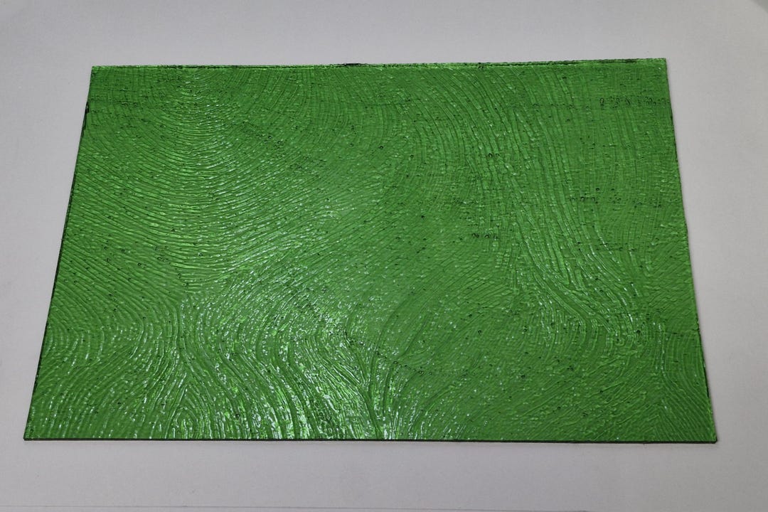 1 Piece, Stained Coloured Glass Sheet, A4 Size, Green Coloure - Etsy