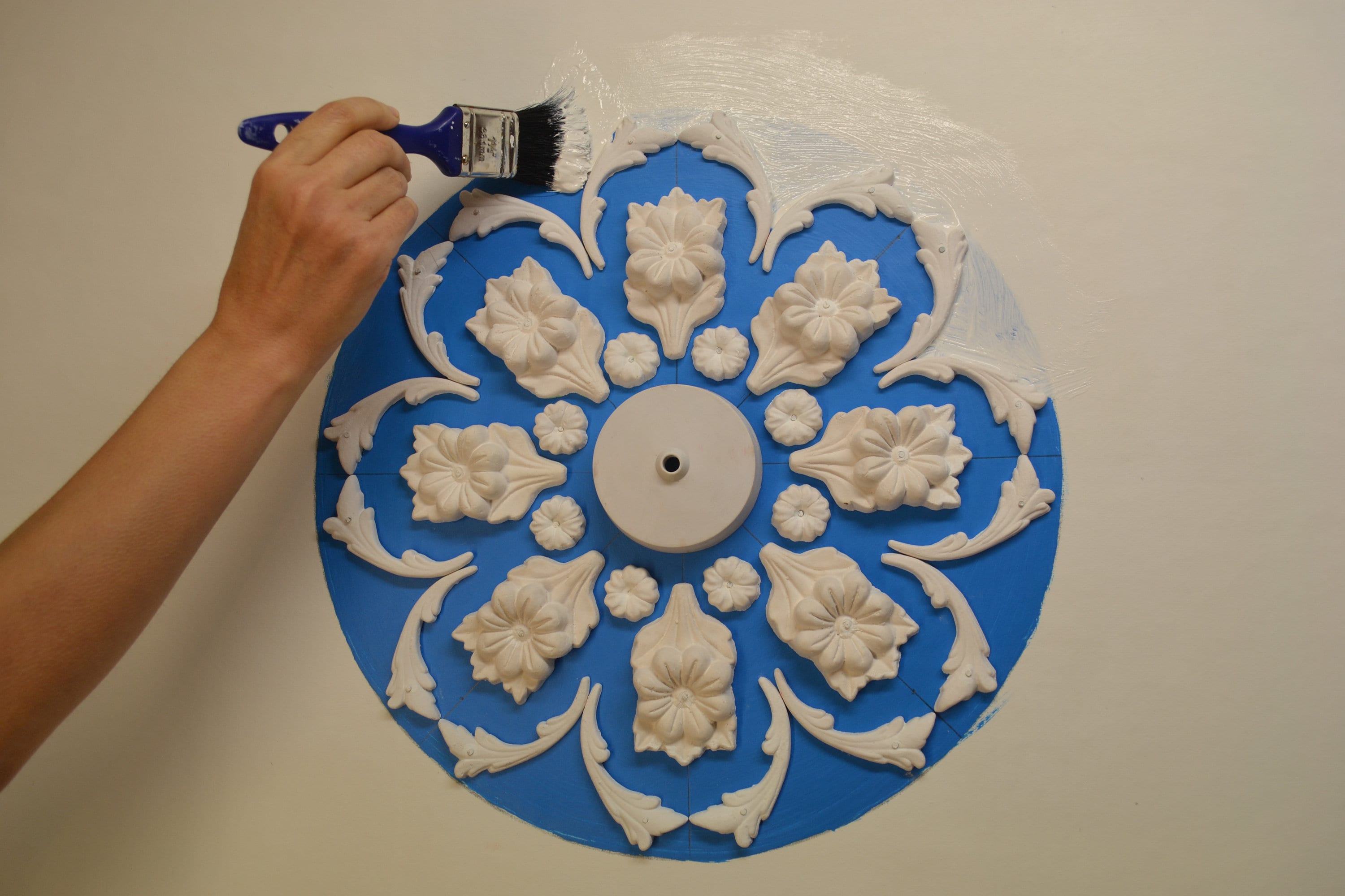 Plaster Ceiling Rose, Home Decor, Victorian Style - Etsy