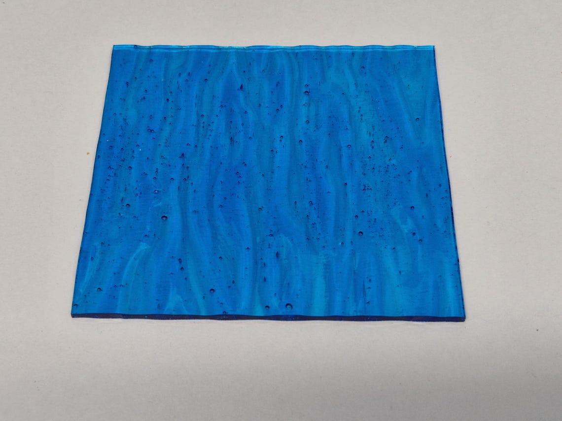 4 Pieces, Stained Coloured Glass Sheet, Size 10 X 10 Cm, 3 Mm Thickness ...