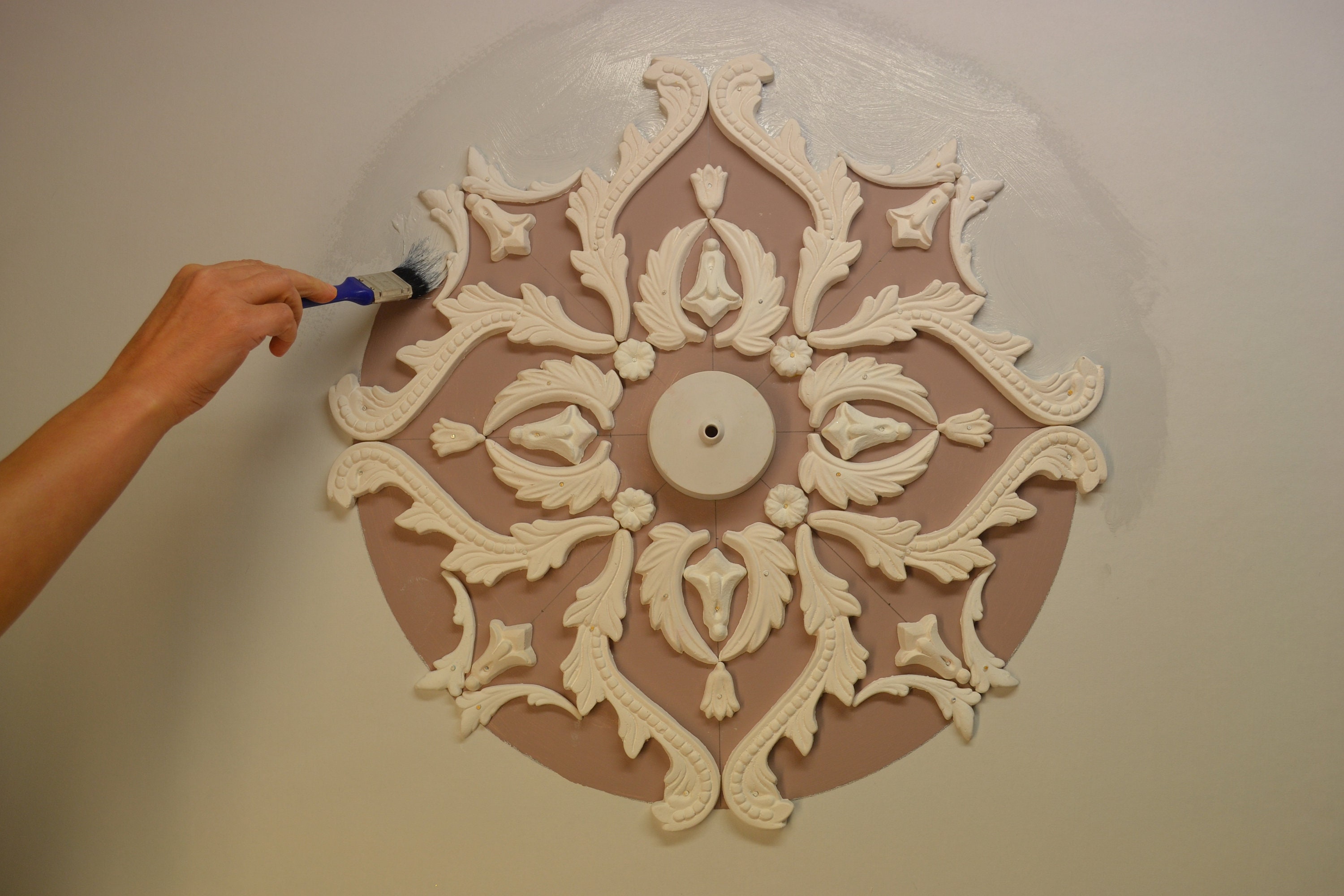 Plaster Ceiling Rose, Home Decor, Victorian Style - Etsy