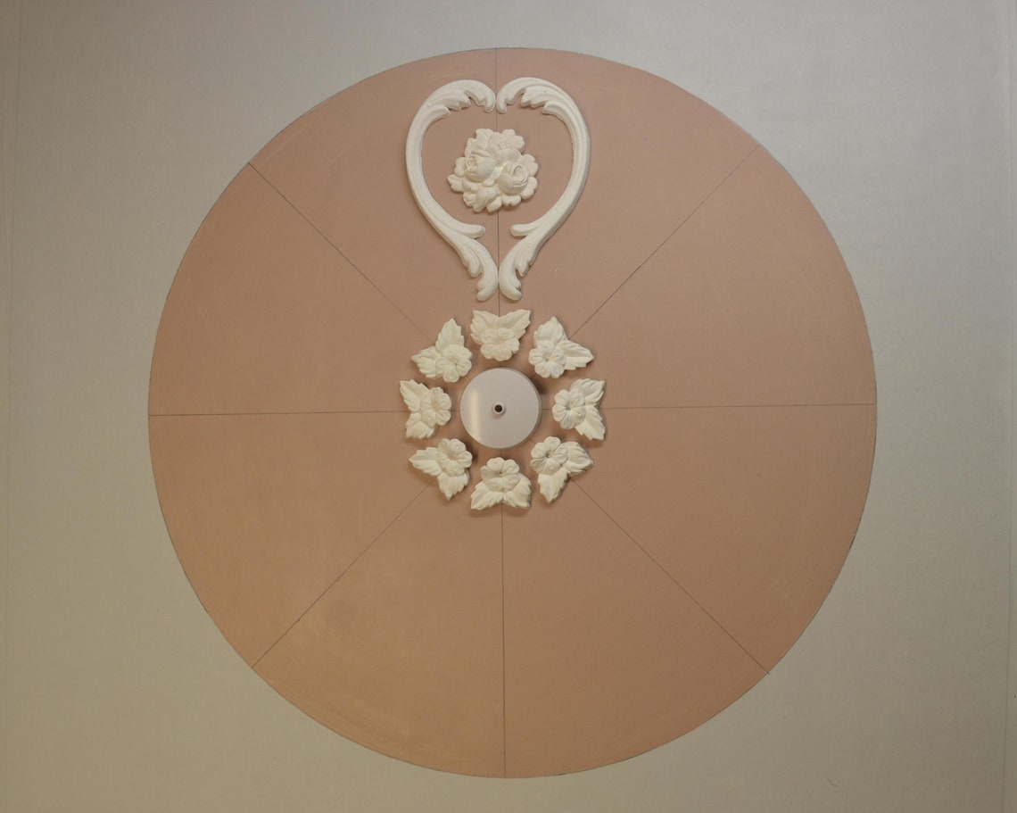 Plaster Ceiling Rose, Home Decor, Victorian Style - Etsy