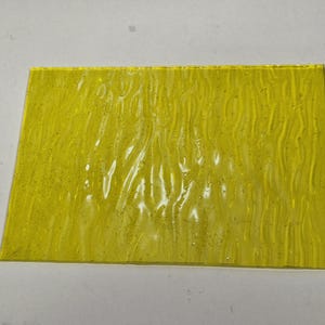 1 Piece, Stained Coloured Glass Sheet, A5 Size, Yellow Coloure - Etsy
